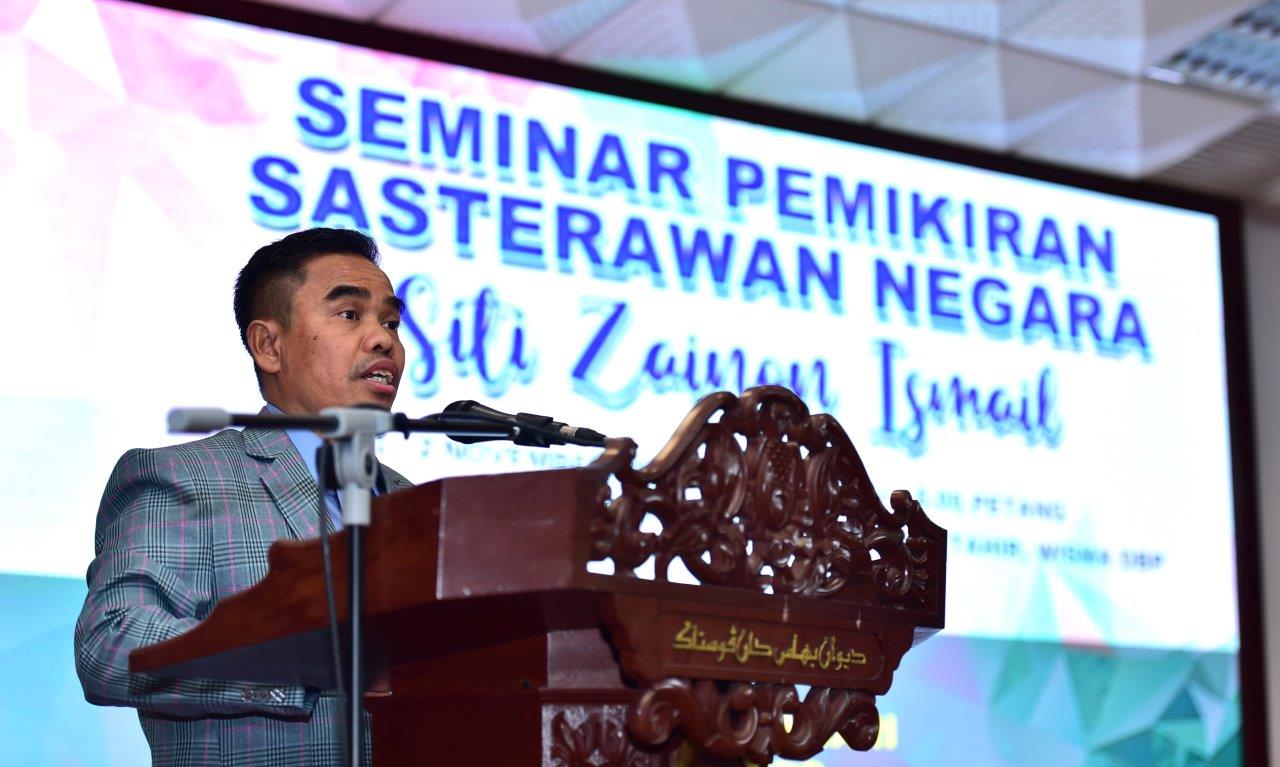 Seminar Pemikiran Sasterawan Negara dan Pelancaran Buku Siri Kajian ...